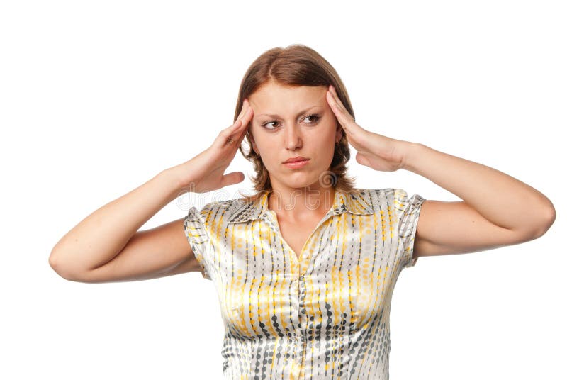 Muchacha desconfiada foto de archivo. Imagen de adulto - 15213680