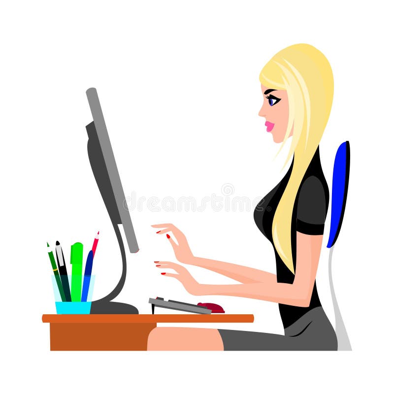 Secretaria Ilustraciones Stock, Vectores, Y Clipart – (30,554 ...
