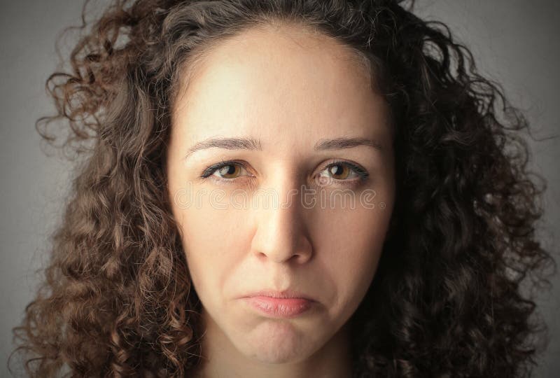 Mujer triste decepcionada foto de archivo. Imagen de belleza - 37192080