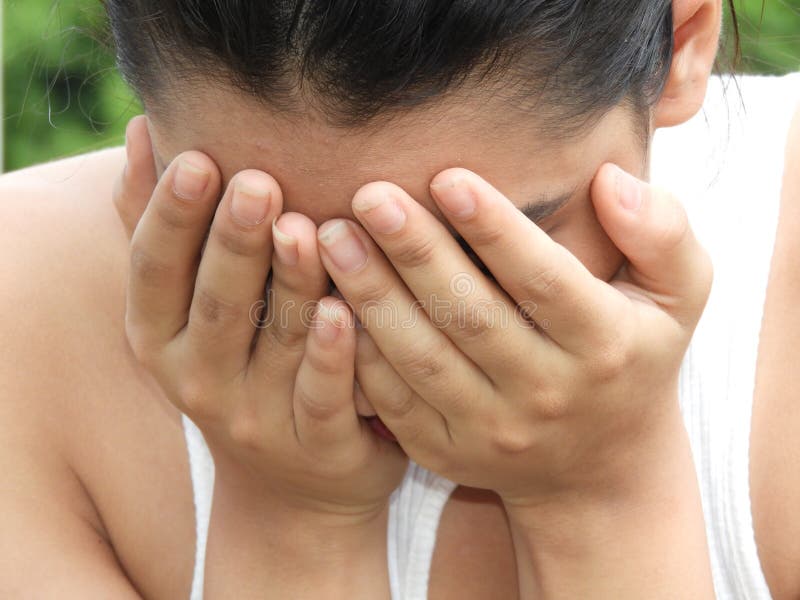 Persona Colombiana Linda Vergonzosa Foto de archivo - Imagen de hermoso ...