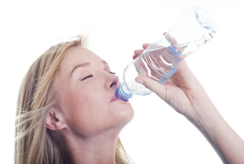 Muchacha sedienta foto de archivo. Imagen de humano, belleza - 7646456