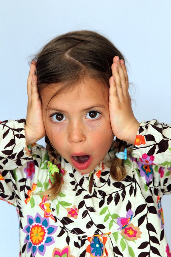 Muchacha sorprendida foto de archivo. Imagen de retrato - 13696156
