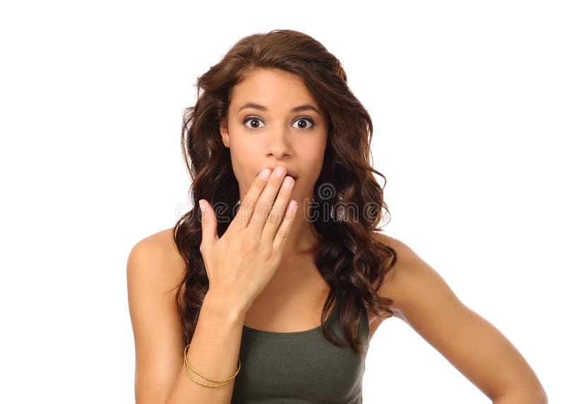 Muchacha sorprendida imagen de archivo. Imagen de retrato - 21007229