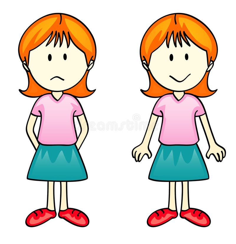 Muchacha (vector) ilustración del vector. Ilustración de original - 9573002