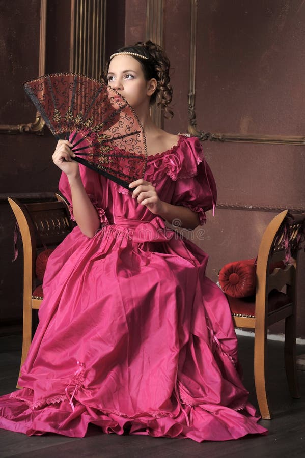 Muchacha victoriana joven foto de archivo. Imagen de cara - 23591006