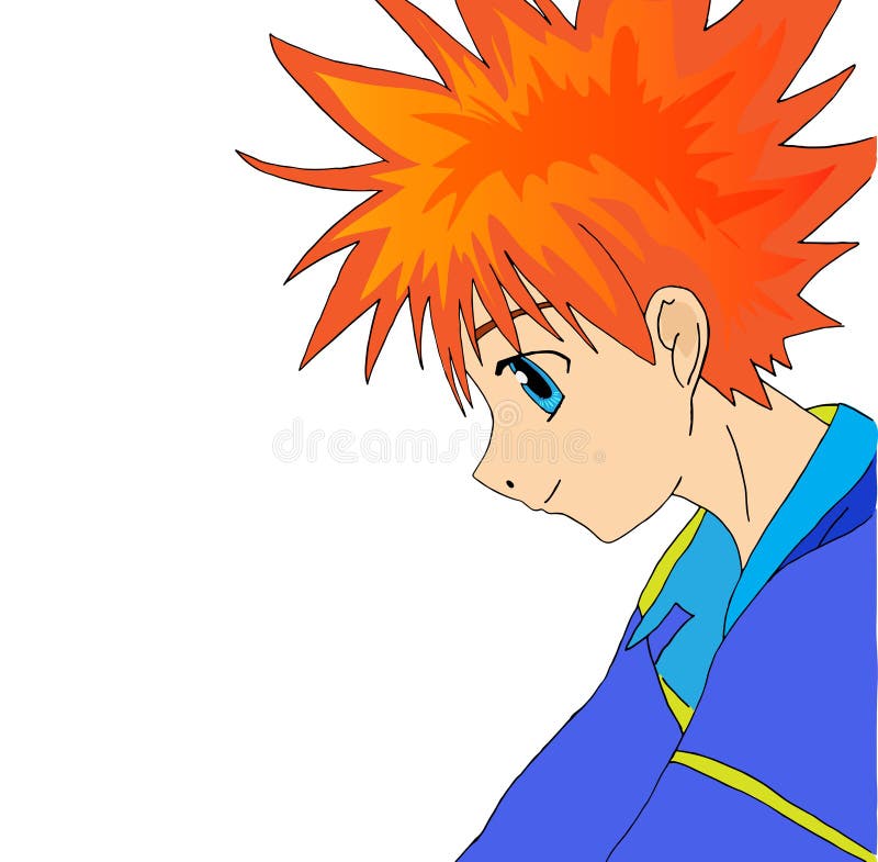 Muchacho del animado ilustración del vector. Ilustración de correa ...