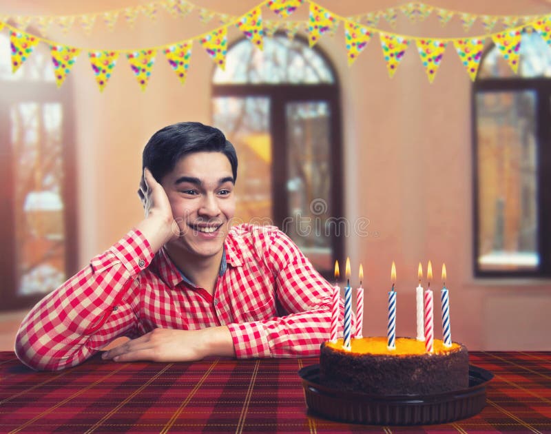 Muchacho Del Feliz Cumpleaños Imagen de archivo - Imagen de celebre ...