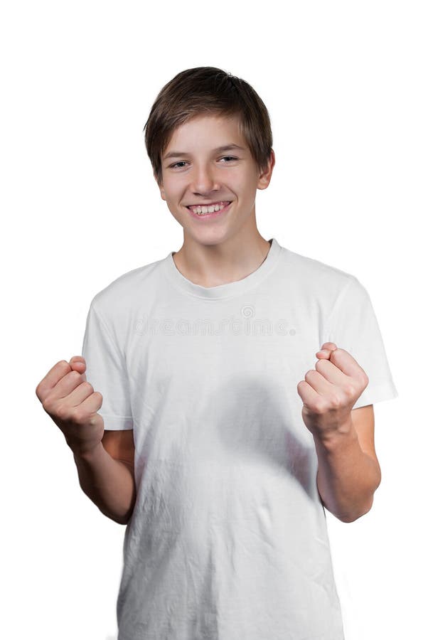 Muchacho joven feliz imagen de archivo. Imagen de mirando - 35077329