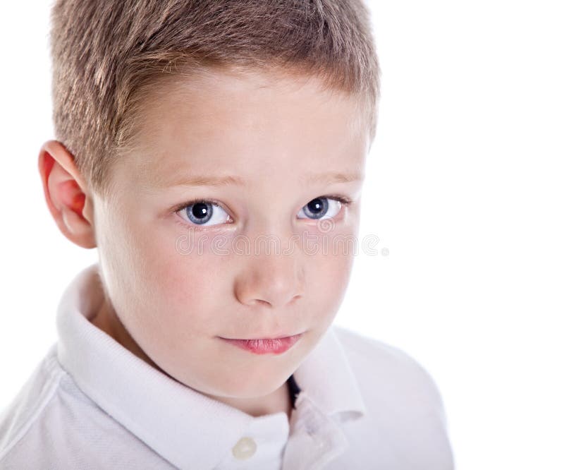 Muchacho lindo foto de archivo. Imagen de aislado, justo - 32125016
