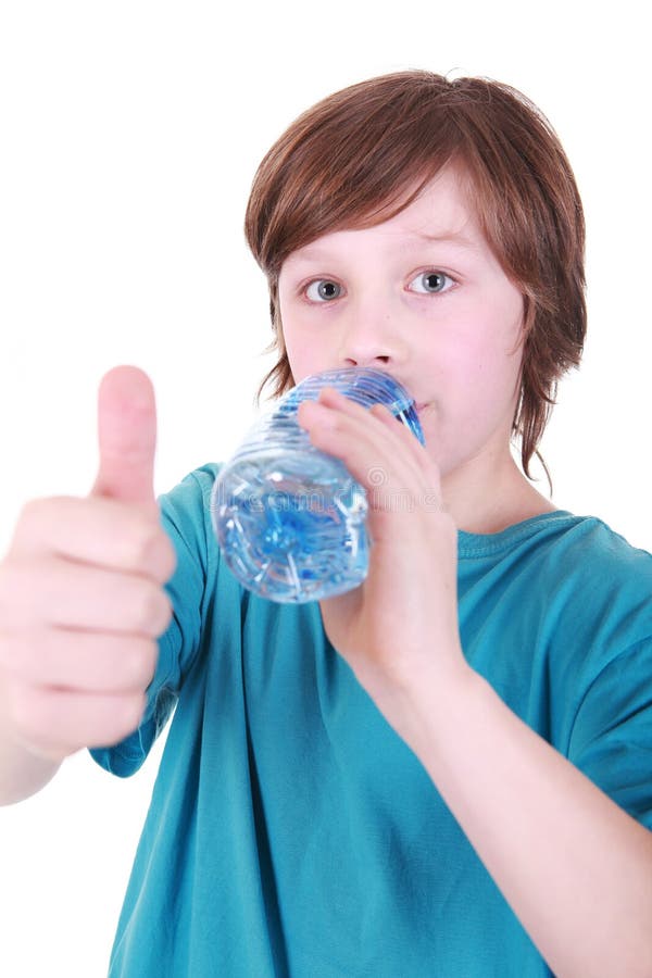 Muchacho sediento imagen de archivo. Imagen de boca, vida - 23954391