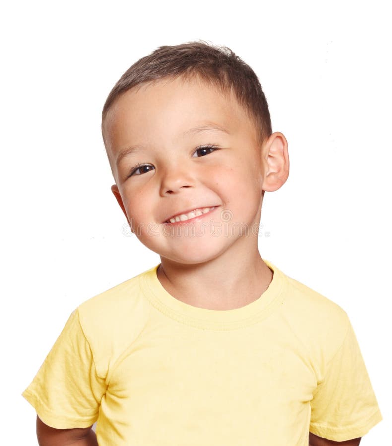 Muchacho preescolar feliz imagen de archivo. Imagen de interior - 35008907