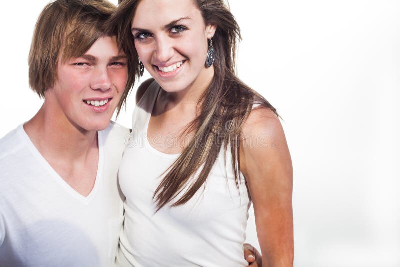 Muchacho y muchacha imagen de archivo. Imagen de honeymoon - 29154977