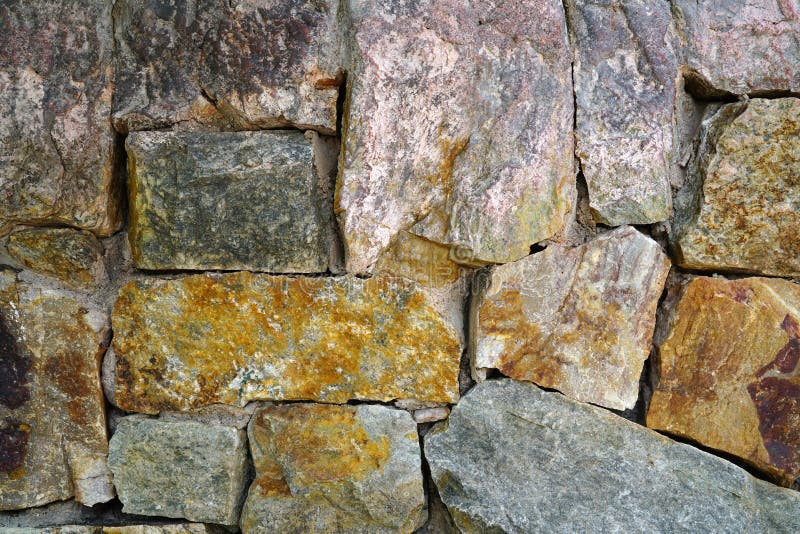 Muchas rocas en la pared imagen de archivo. Imagen de ladrillo - 158731477