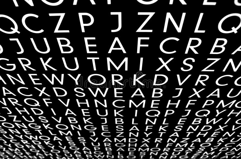 Mucho Blanco Sin Letras Del Alfabeto Imagen de archivo - Imagen de ...