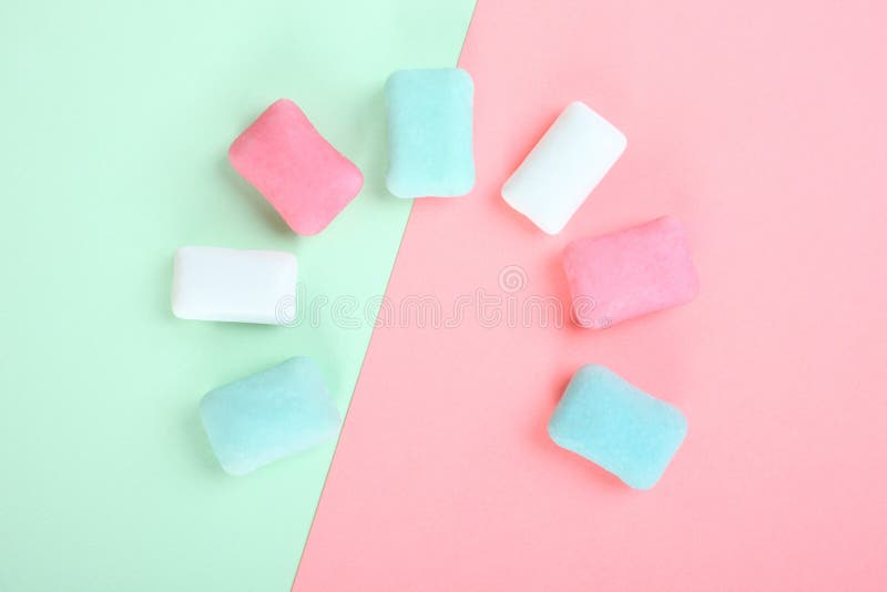 Chicle, Colores En Colores Pastel Foto de archivo - Imagen de pastel ...