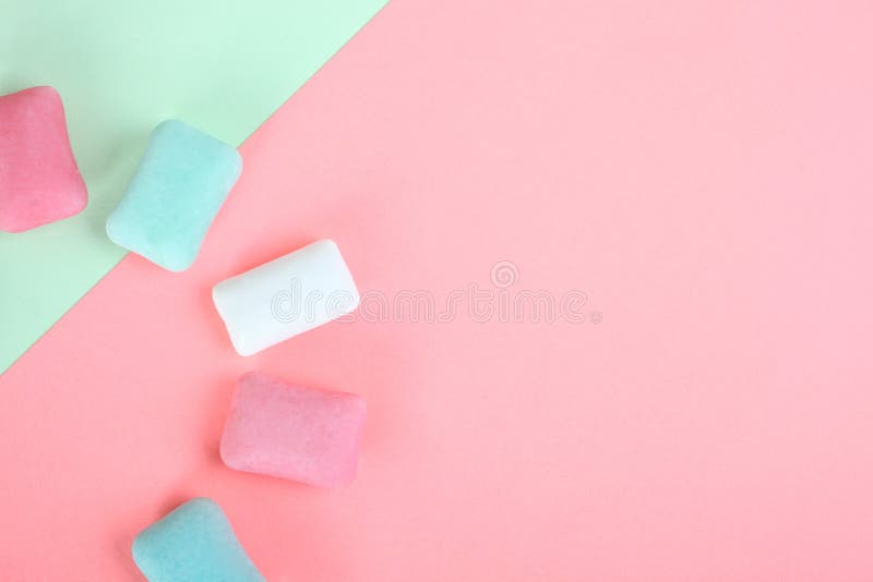 Chicle, Colores En Colores Pastel Foto de archivo - Imagen de pastel ...