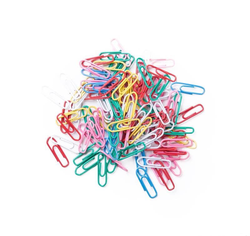 Muchos Clips De Papel Presentados Juntos Foto de archivo - Imagen de ...