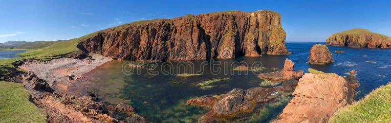 Muckle Roe Shetland stock image. Image of atlantic, europe - 205289355