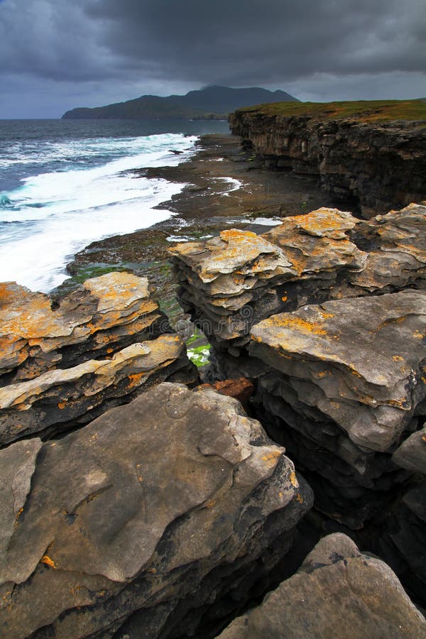 Muckross Head, midday. stock photo. Image of peninsula - 75054490