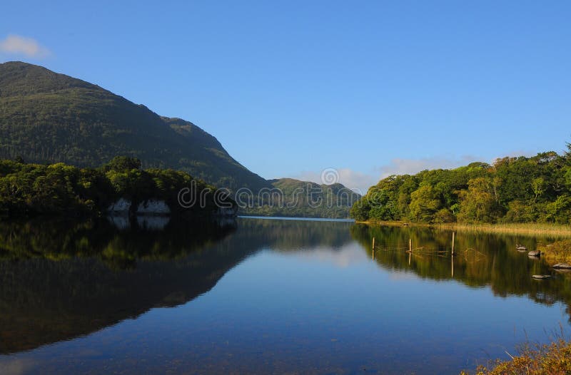 Muckross Lake stock image. Image of quiet, ring, blue - 27087043