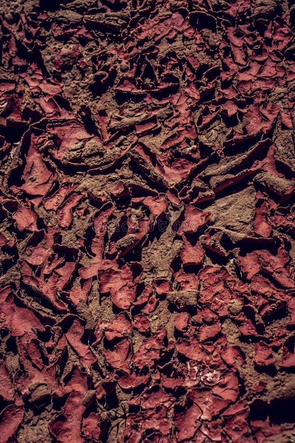 Detail of Dry Mud in the Desert Stock Image - Image of bereber, morocco ...