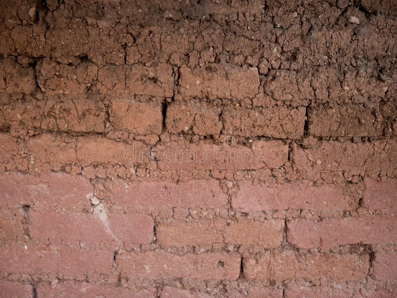 Mud brick wall stock photo. Image of building, texture - 81493032
