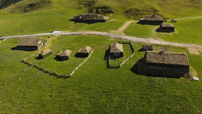 Mud Clay Stone Viking House Stock Image - Image of ancient, plaster ...