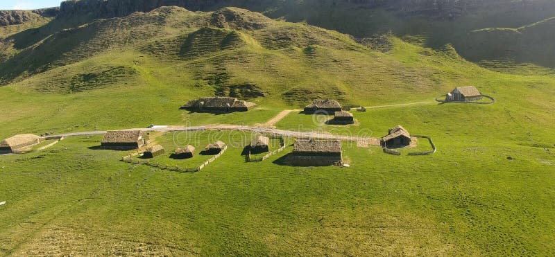 Mud Clay Stone Viking House Stock Image - Image of earth, building ...