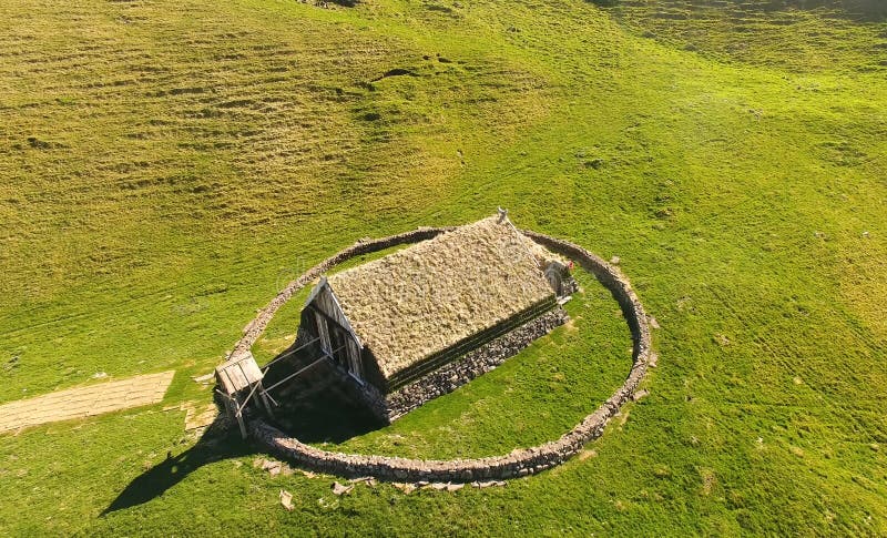 Mud Clay Stone Viking House Stock Image - Image of historic, lime ...