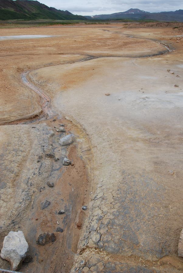 Mud field stock image. Image of earth, field, iceland - 28883107