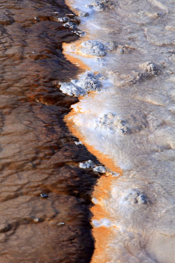 Mud Flat Patterns stock photo. Image of geography, boiling - 19738348