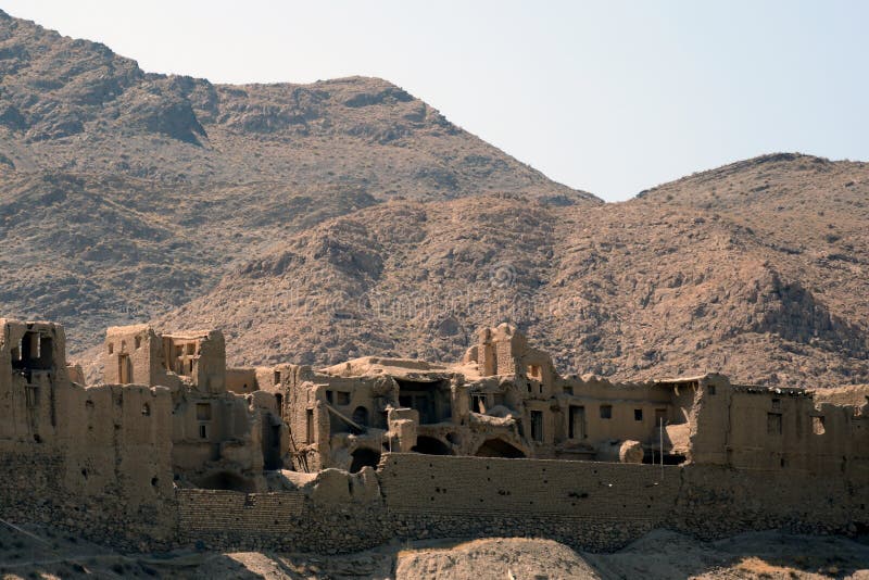Mud fort, Hanjan, Iran stockbild. Bild von kulturell - 131757561