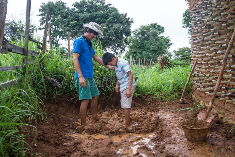 Mud house building stock image. Image of earthy, style - 101072225