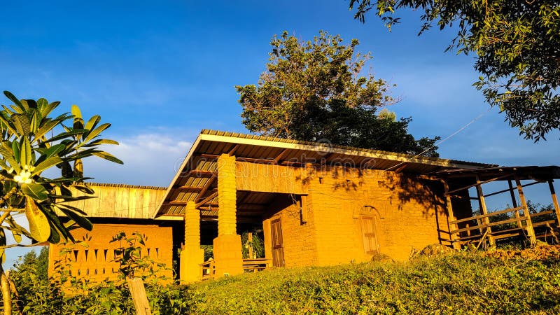 Mud house stock image. Image of brick, house, wood, model - 258766095