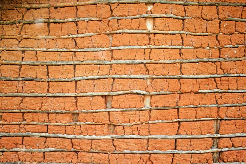 Mud house (Texture) stock photo. Image of brickwork, wall - 23540760