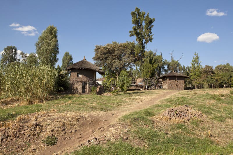 Ethiopia huts stock photo. Image of rundown, building - 59313128