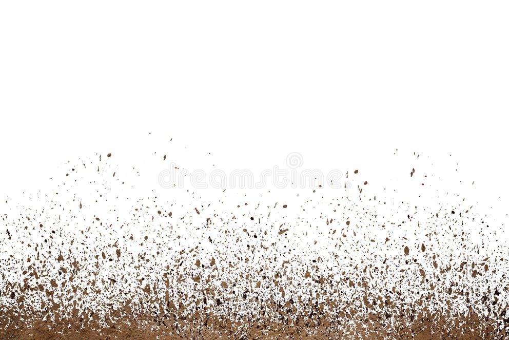 Mud Isolated on White Background . Stock Illustration - Illustration of ...