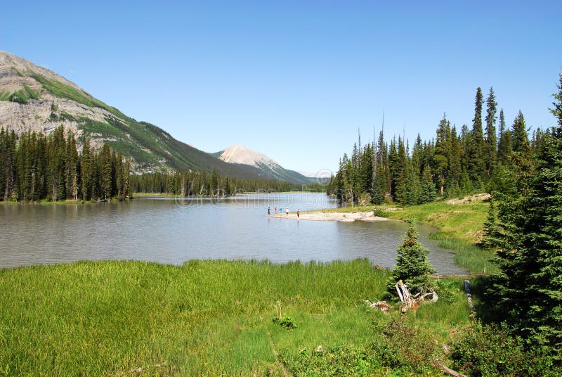Mud lake and mountains stock photo. Image of lakeside - 6078200
