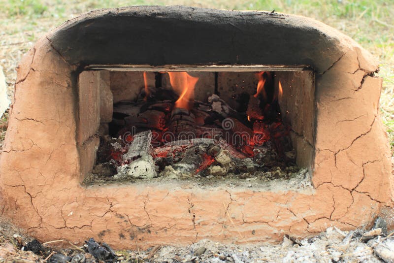 Clay oven stock image. Image of fire, ancient, kitchen - 40269781