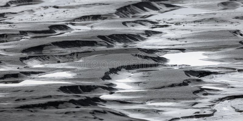 Mud Pattern at Turnagain Arm Along Seward Highway in Alaska Stock Image ...