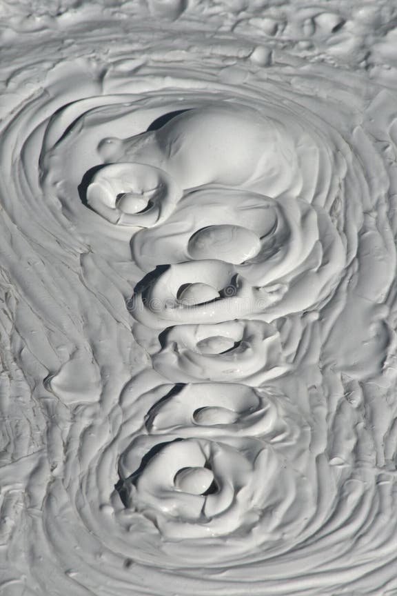 Mud pool stock image. Image of yellowstone, bubble, puddle - 2749483