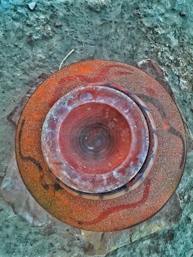 Mud Pot for Water Having Amazing Texture Stock Photo - Image of water ...