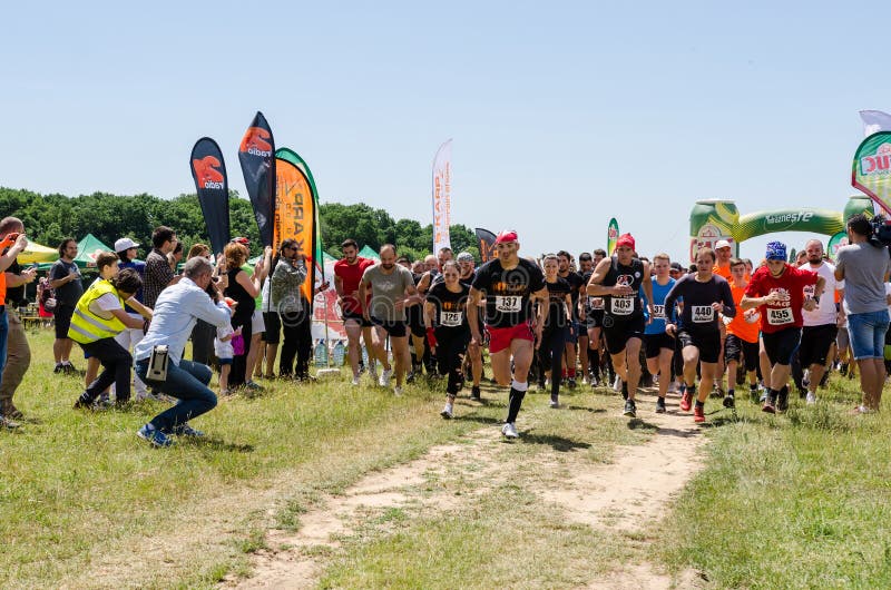 Mud Run at Ultimate Mudness, Athletic Competition in Bucharest ...