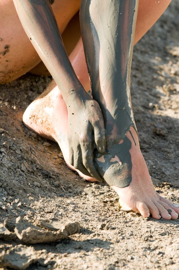 Mud source stock photo. Image of healthy, caucasian, health - 6099890