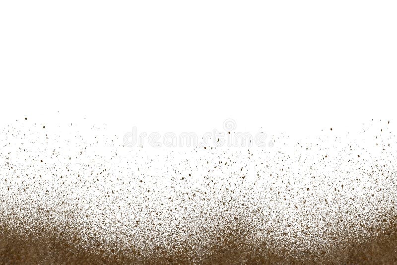 Mud Splash Isolated on White Background. Grunge, Dirty, Stock ...