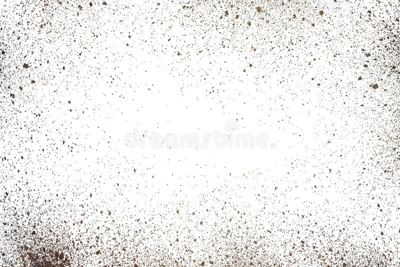 Mud Splash Isolated on White Background . Stock Illustration ...