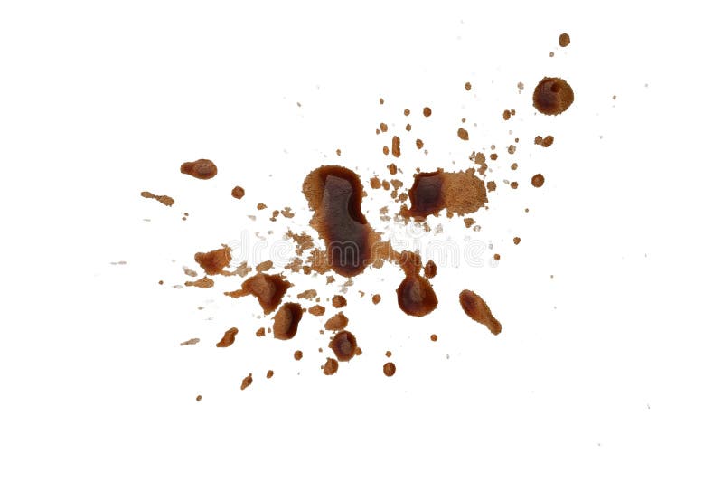 Mud Splash Isolated on White Background . Stock Illustration ...