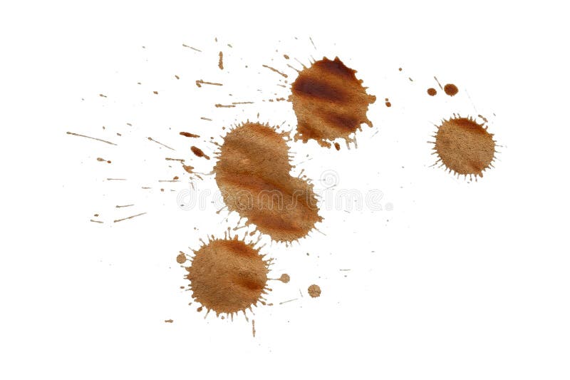 Mud Splash Isolated on White Background . Stock Illustration ...