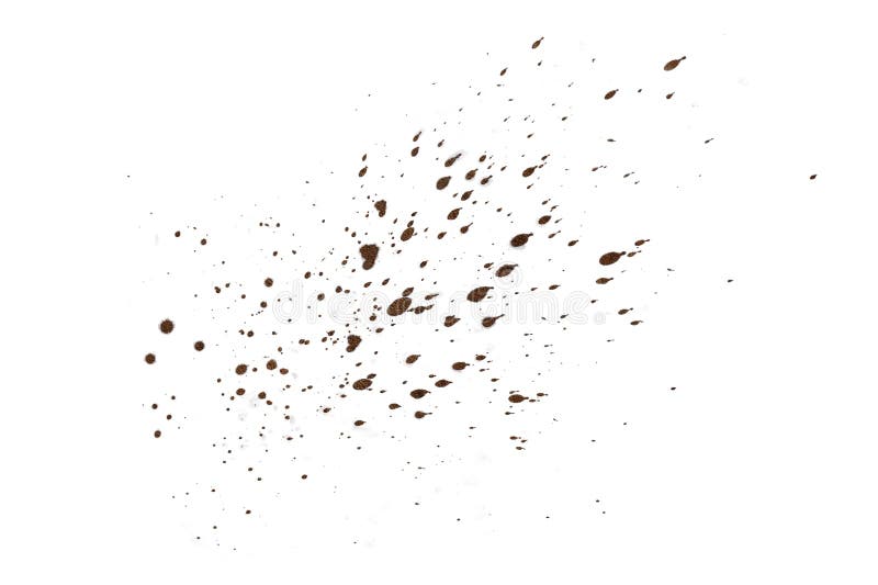 Mud Splash Isolated on White Background. Grunge, Dirty, Stock ...