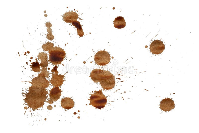 Mud Splash Isolated on White Background . Stock Illustration ...